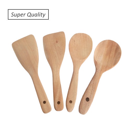 Jual Centong Kayu Sendok Nasi Kayu Model Cekung Dan Datar Centong Nasi ...