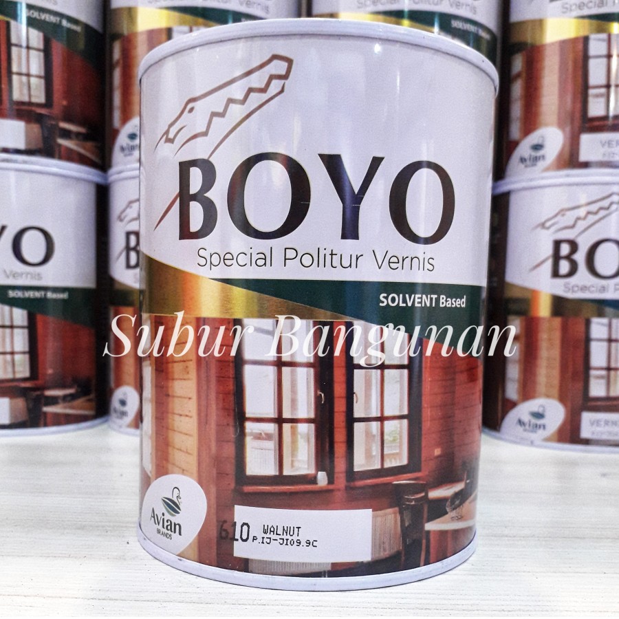 Jual BOYO VERNIS POLITUR 1 LTR / AVIAN BRANDS/ PLITUR | Shopee Indonesia