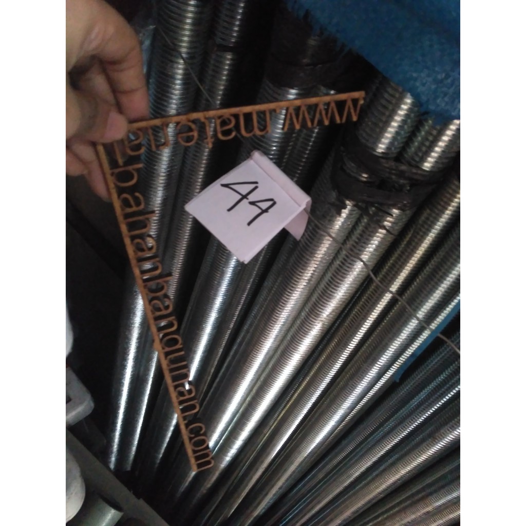Jual As drat Galvanis m 36 x 100 cm putih baut panjang ulir long drat ...