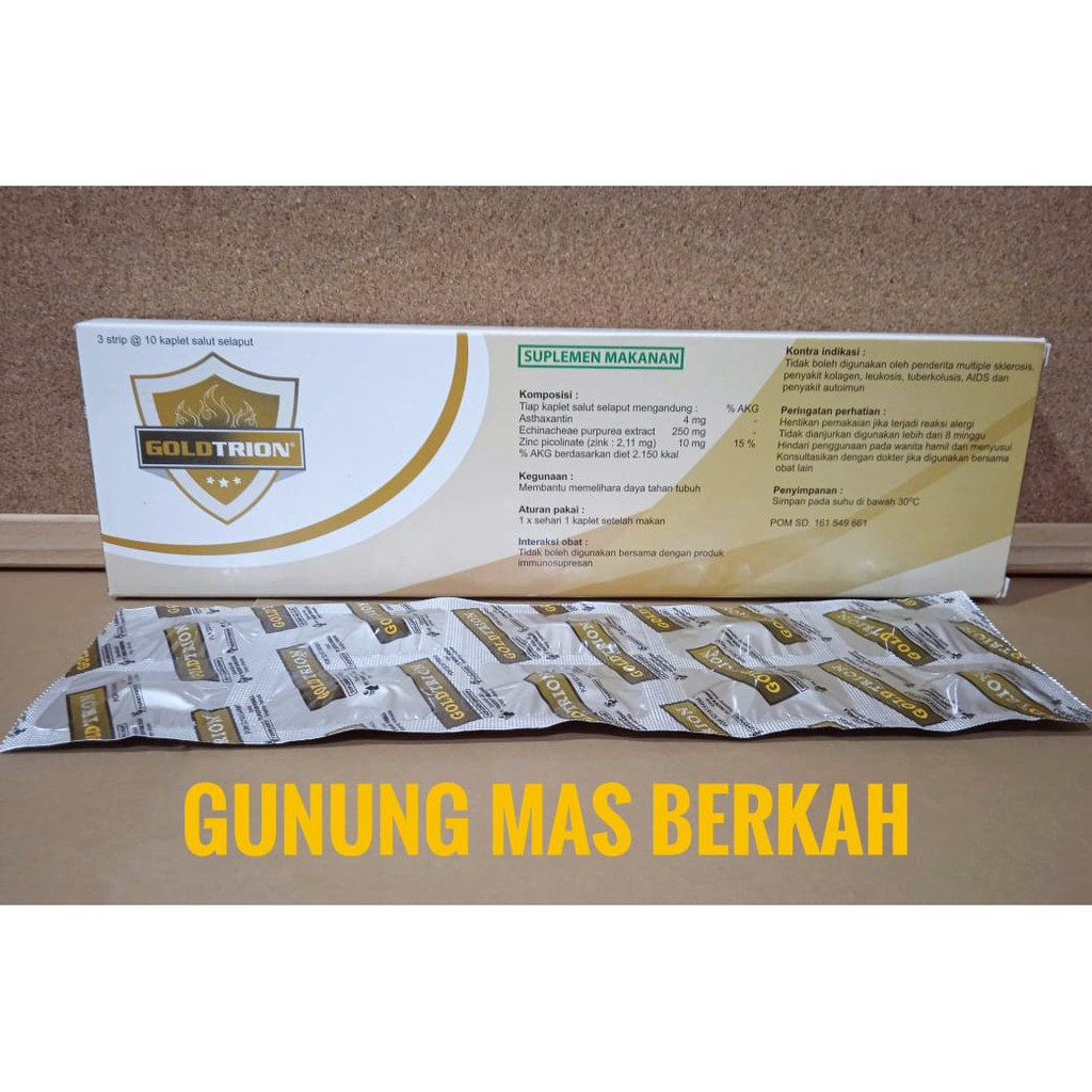 Jual GOLDTRION Goldtrion Gold trion Kaplet - Membantu menjaga daya ...