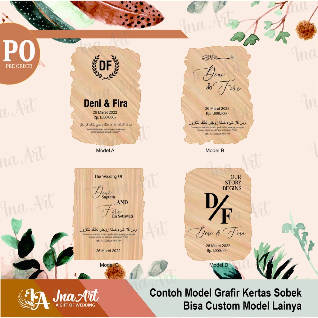 Jual Grafir Motif Kertas Sobek Plywood dekorasi Mahar | Shopee Indonesia