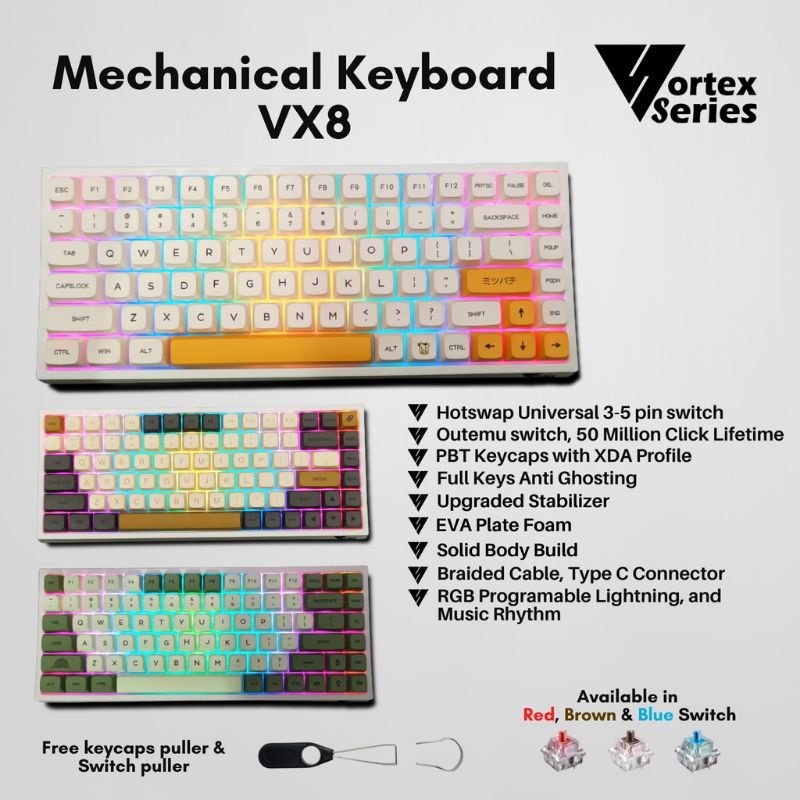 Jual VortexSeries VX8 Mechanical Keyboard | Shopee Indonesia