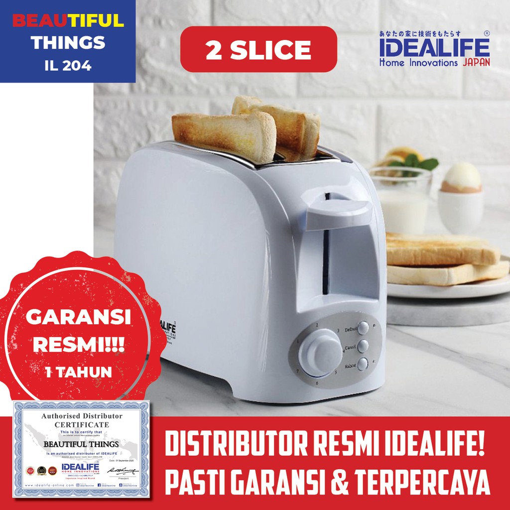 Jual Pemanggang Panggangan Roti Listrik Bread Toaster Elektrik 2 Slice ...