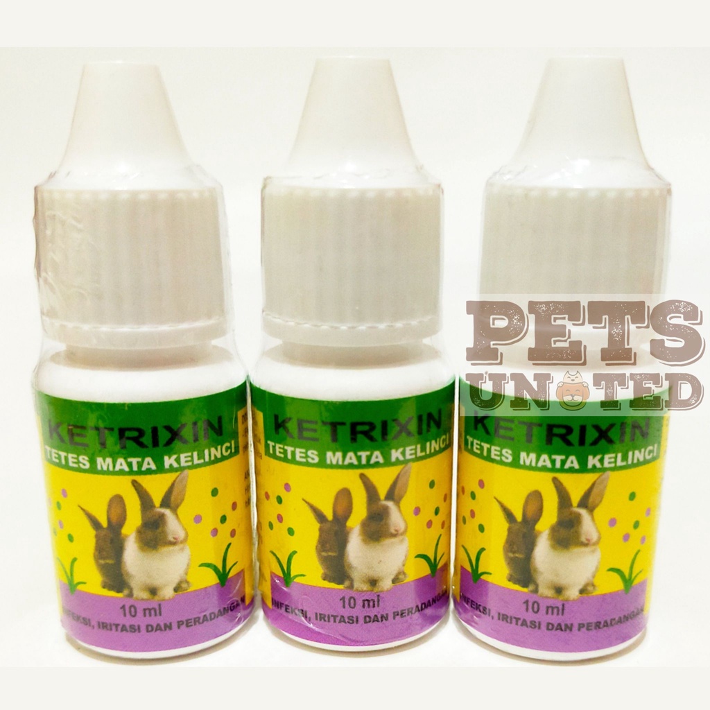 Jual KETRIXIN KELINCI - Obat Tetes Mata Kelinci Infeksi Beleken Iritasi ...