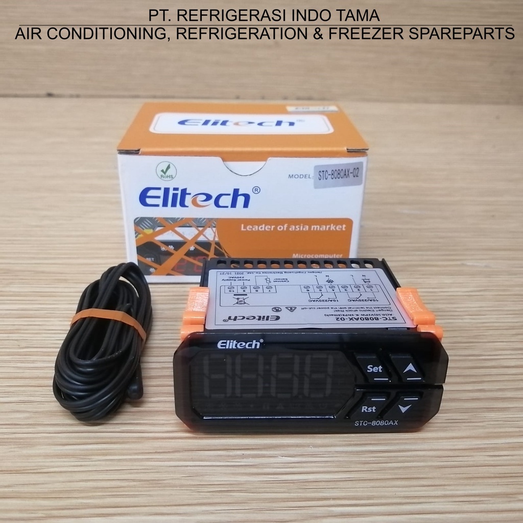 Jual Digital Thermostat ELITECH STC-8080AX / Temperature Control STC 8080AX / Temperature ...