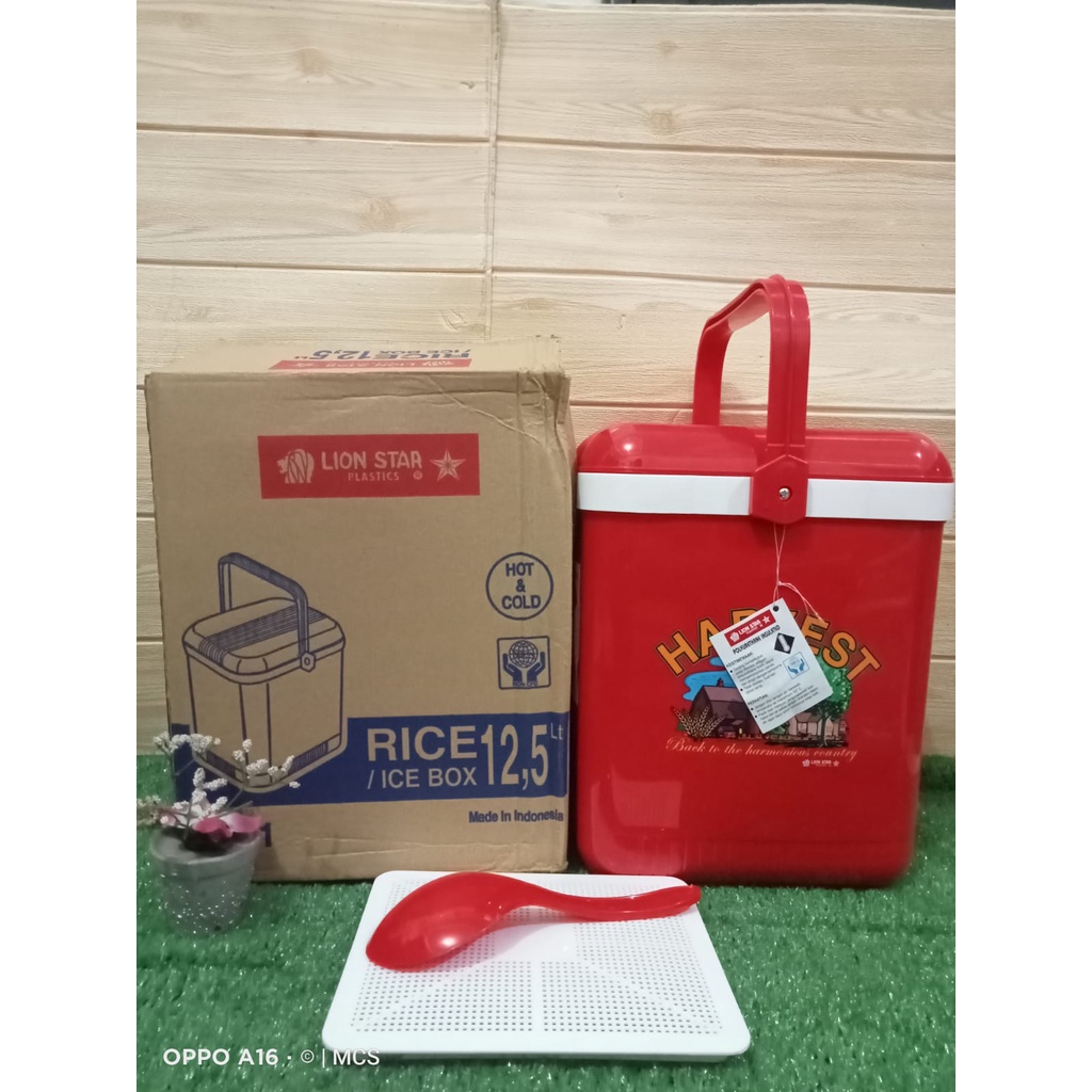 Jual RICE BOX / ICE BOX LION STAR HARVEST / WADAH TEMPAT NASI / WADAH ...