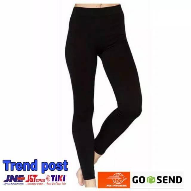 Jual Legging Hitam Polos Panjang lmport Korea Bahan Tebal All Size ...