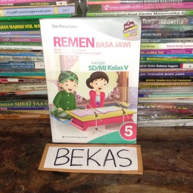 Jual Buku Remen Basa Jawi Jawa kelas 5 V SD MI Erlangga Kurikulum 2013 ...