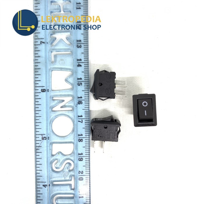 Jual Saklar Mini on off 2pin 2p 2 pin Switch Merah Hitam | Shopee Indonesia