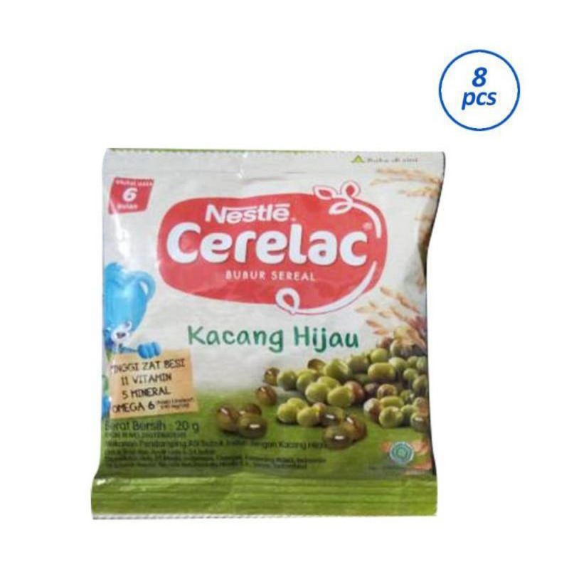 Jual Nestle Cerelac Kacang Hijau Sachet 8x20g | Shopee Indonesia