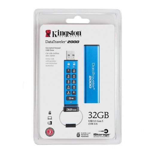 Jual Kingston Flash Disk DataTraveler 2000 32Gb DT2000/32GB | Shopee ...