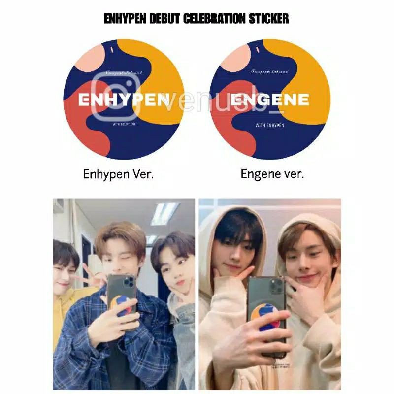 Jual ENHYPEN STIKER DEBUT | Shopee Indonesia