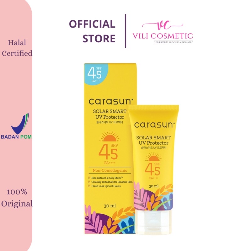 Jual CARASUN SOLAR SMART UV PROTECTION SPF 45 PA ++++ | Shopee Indonesia