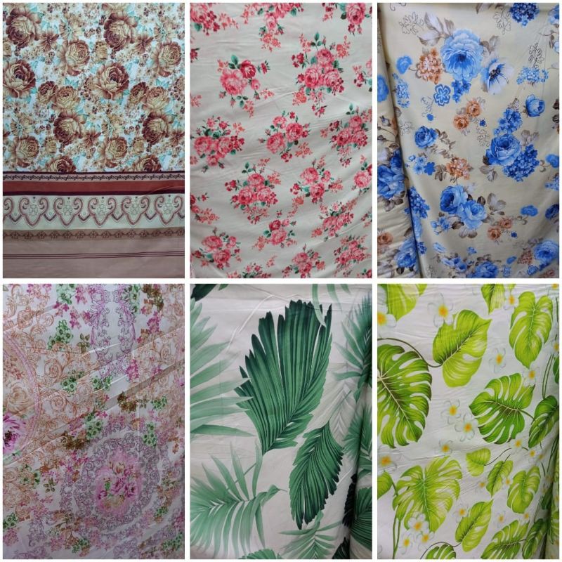Jual Bahan/ kain sprei uk 1m x2,4m KATUN CVC/PANCA/STAR Indonesia ...