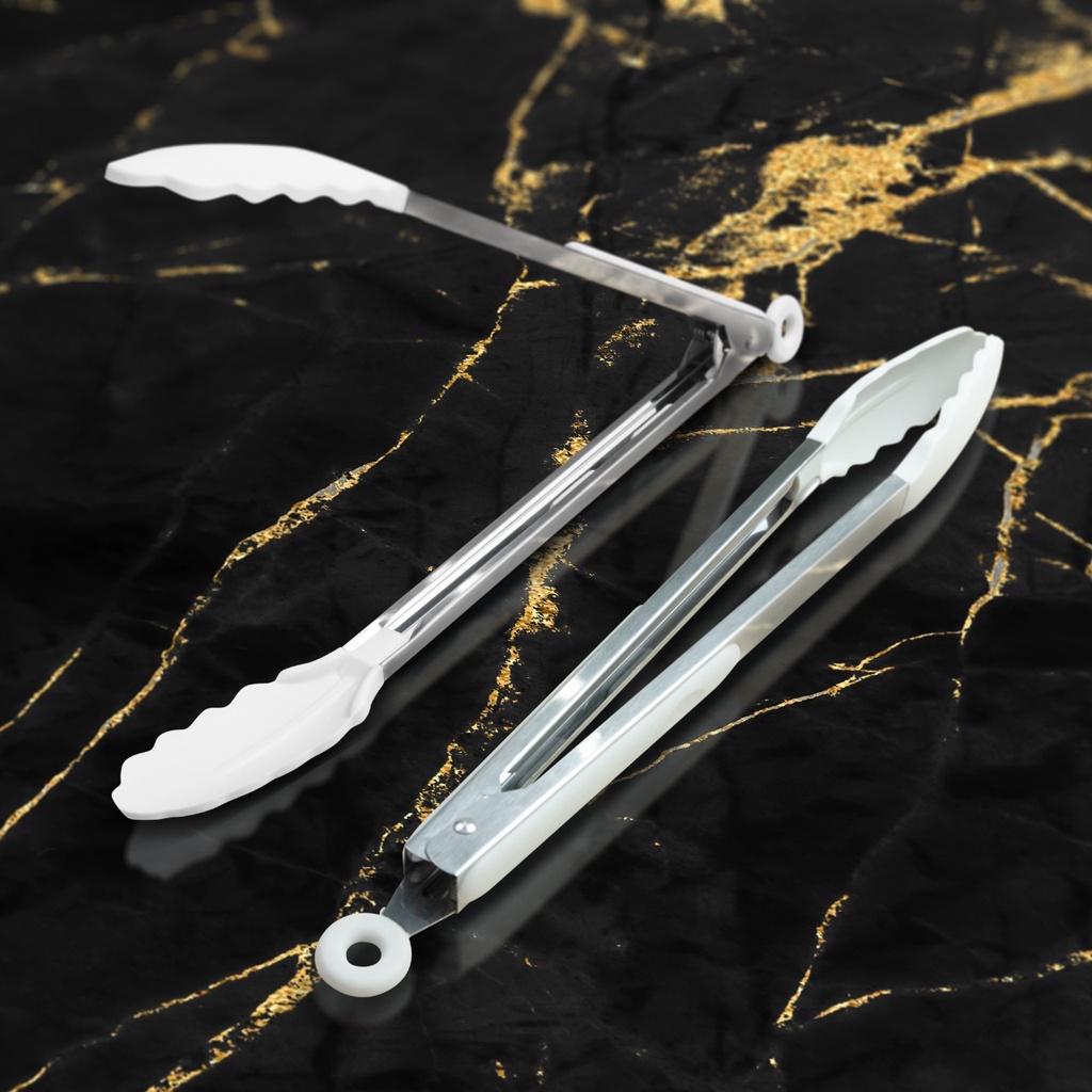 Jual Orinoco Alat Masak Pencapit Makanan Y-203 Silicone Food Thongs ...