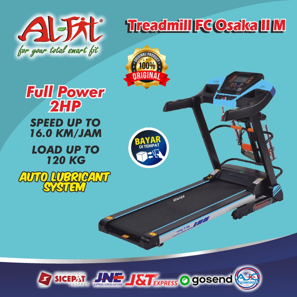 Jual Alat Fitness Lari Di Tempat Rumah Treatmill Treadmill Elektrik ...
