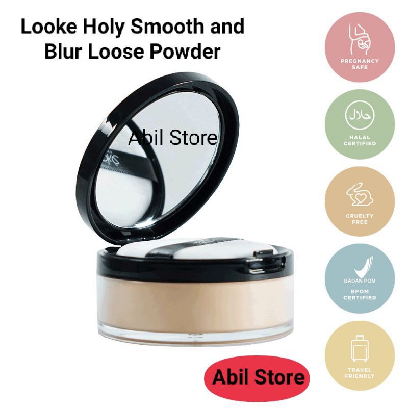 Jual LOOKE Holy Smooth and Blur Loose Powder ( 20 gram ) | Shopee Indonesia