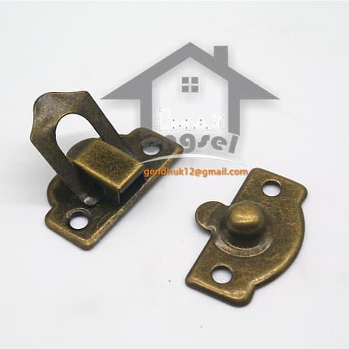 Jual Kunci pengait box 30 x 33mm / kunci kotak souvenir / gembok dus A8 ...