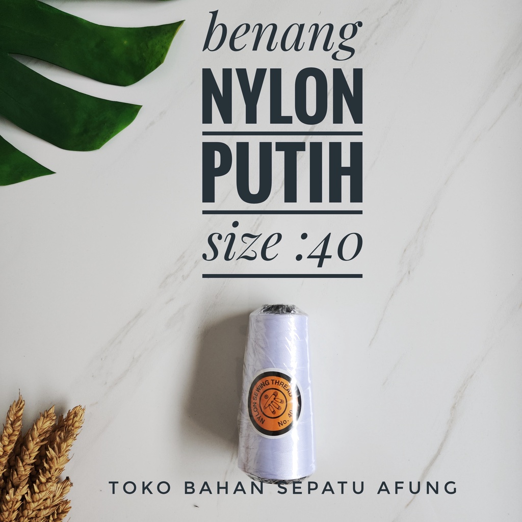 Jual Benang Nylon Putih No. 40 / benang jahit | Shopee Indonesia