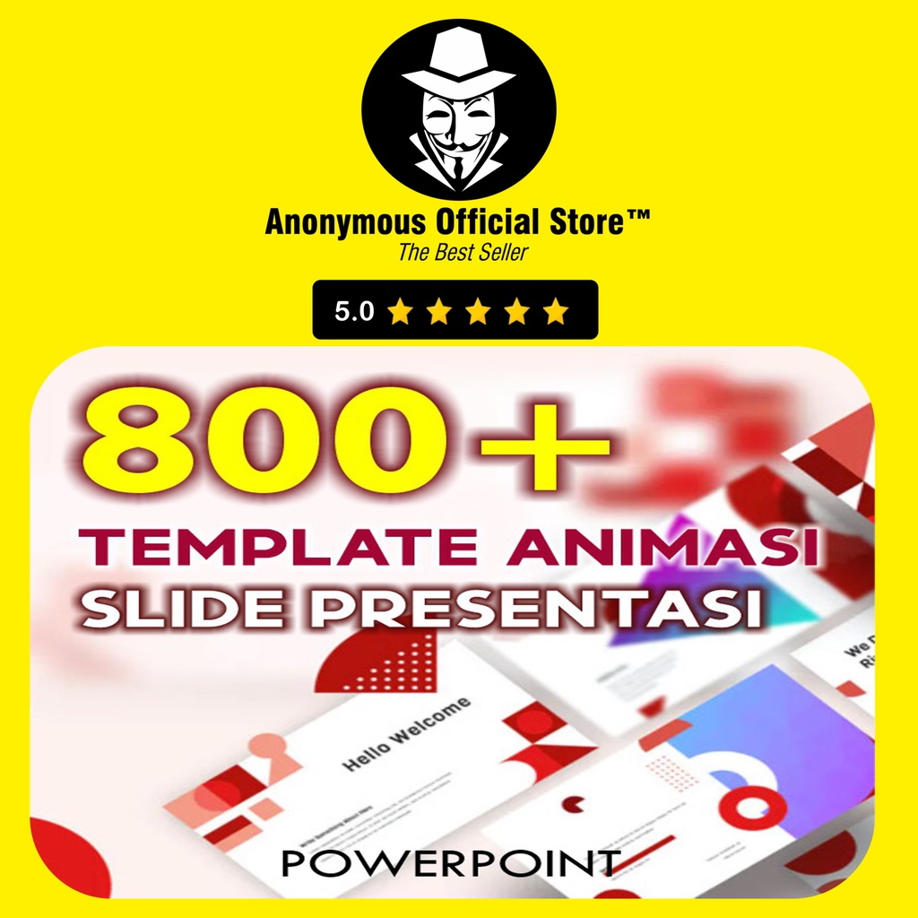 Jual KOLEKSI 800+ TEMPLATE DESAIN ANIMASI POWERPOINT PPT SLIDE PRESENTASI POWER POINT LIFETIME ...