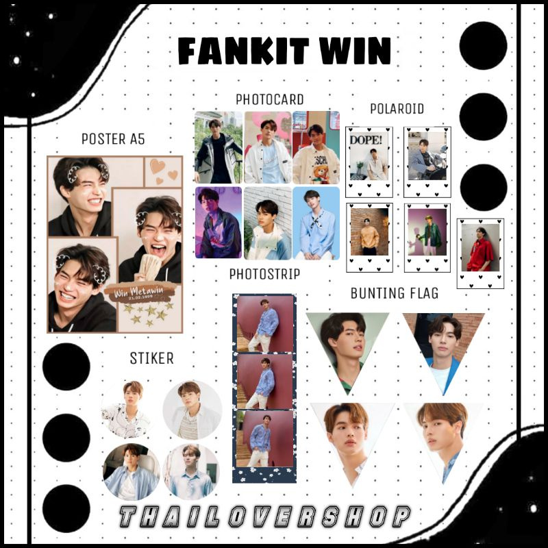 Jual FANKIT WIN METAWIN THAI ACTOR RAIKANTOPENI GMM BOY GMMTV | Shopee Indonesia