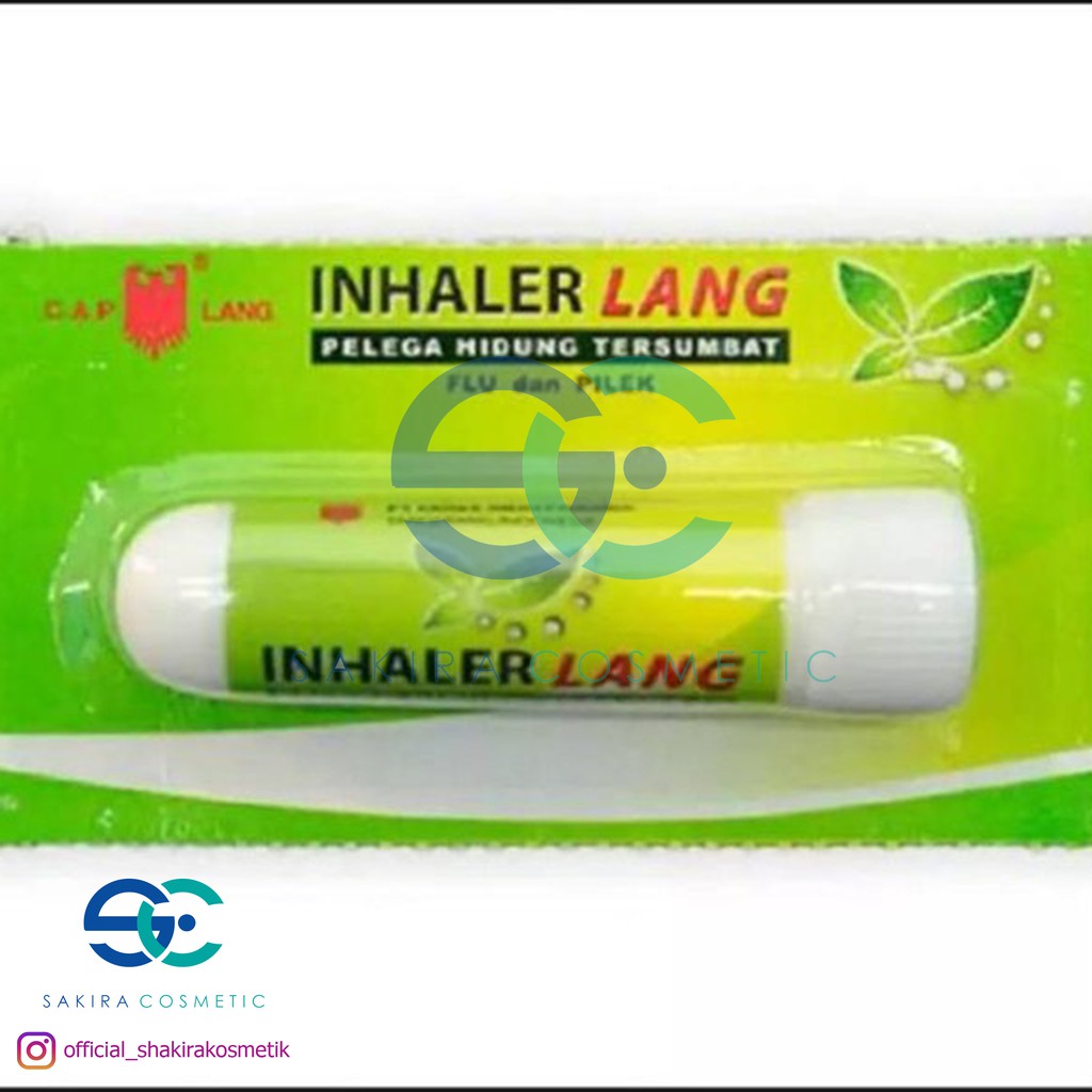 Jual CAP LANG INHALER LANG | Pereda Hidung Tersumbat Indonesia|Shopee Indonesia