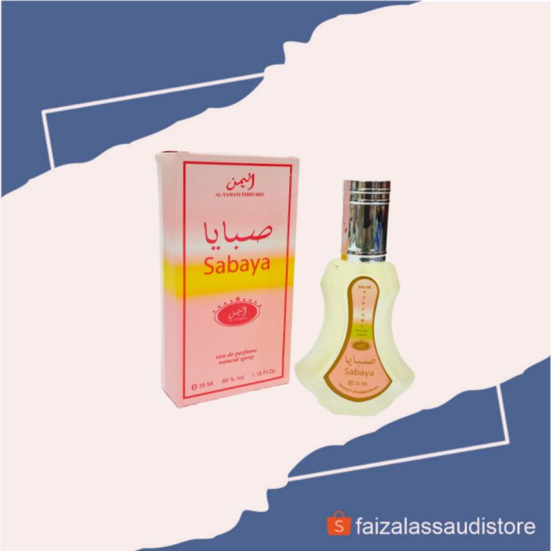 Jual PARFUM AL YAMANI SPRAY 35ML AROMA SABAYA 100% ORIGINAL | Shopee Indonesia