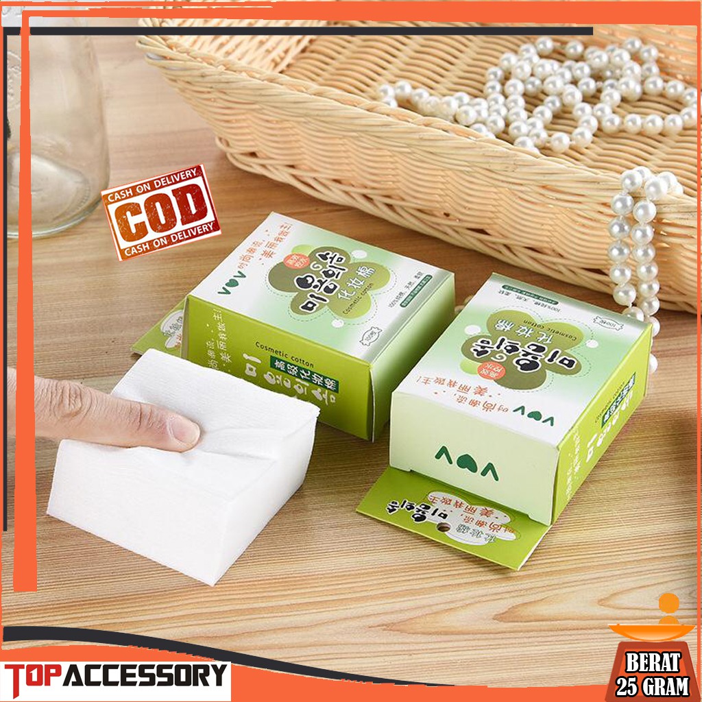 Jual 100 Set Kapas Wajah Selection Kapas Makeup Pembersihan Katun TOP ...