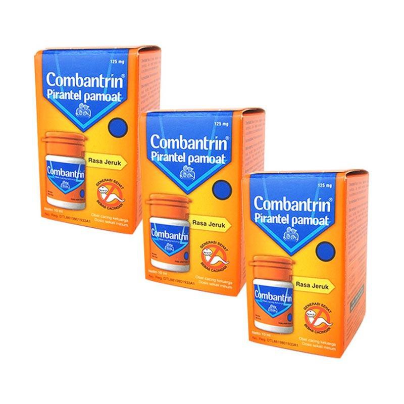 Jual Combantrin Syrup Rasa Jeruk [10 mL/3 Botol] | Shopee Indonesia