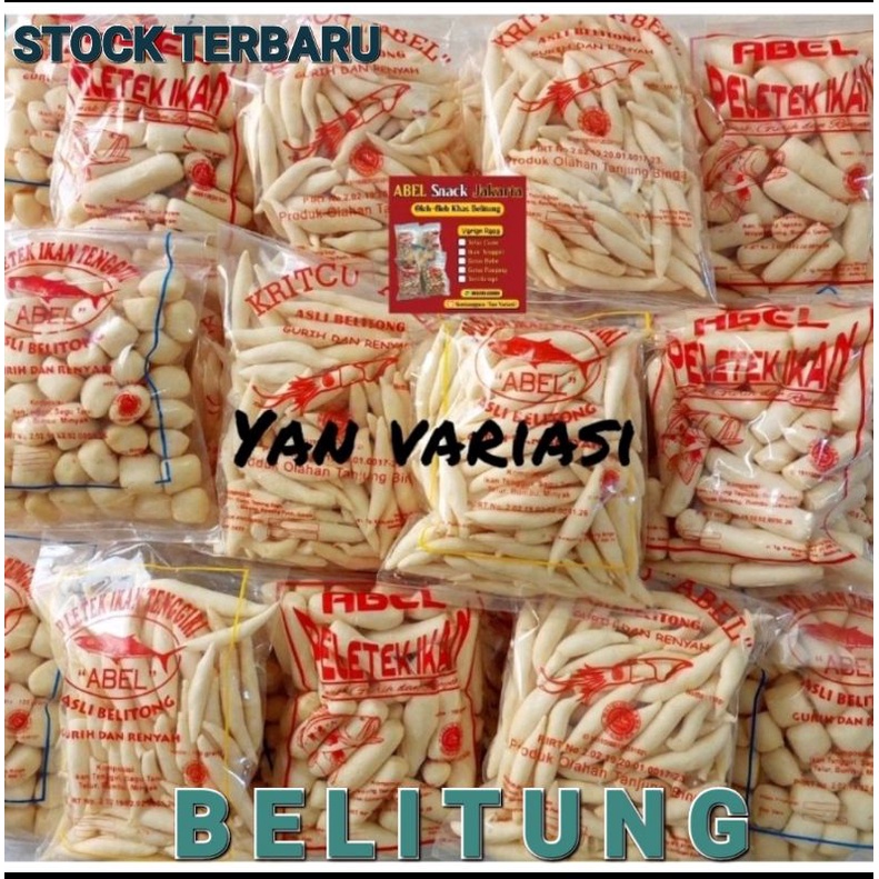 Jual Kritcu Abel Peletek ikan Tenggiri Oleh Oleh Khas Belitung Kerupuk ...
