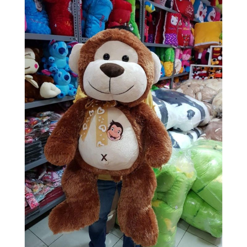 Jual boneka monkey / original / ukuran 90cm jumbo real pict | Shopee ...