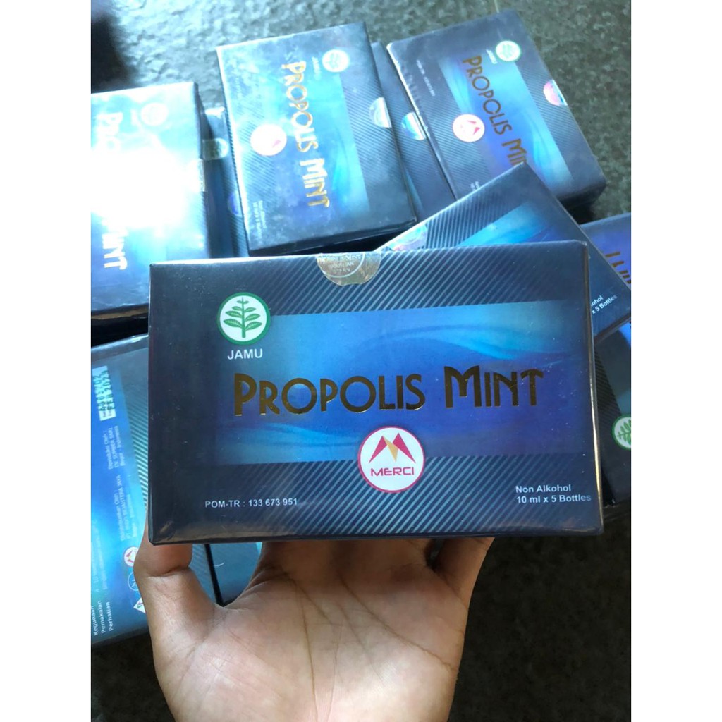 Jual MERCI PROPOLIS BRAZILLIANT MINT 1 BOX ISI 5 BOTOL | Shopee Indonesia