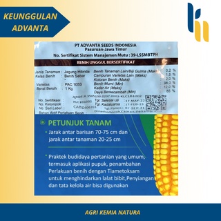 Jual Benih Bibit Jagung Hibrida Silang Advanta Bejo Kemasan 1 Kg Non Repack | Shopee Indonesia