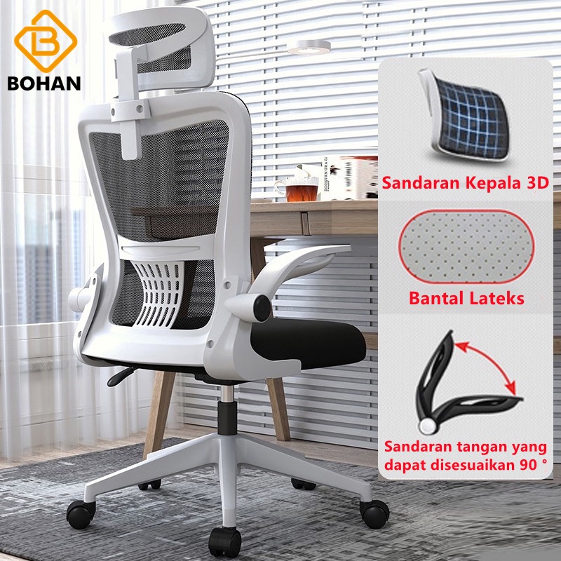 Jual Kursi Kantor Kursi Ergonomis Kursi Gaming Kursi Komputer dengan Dukungan Lumbar Sandaran ...