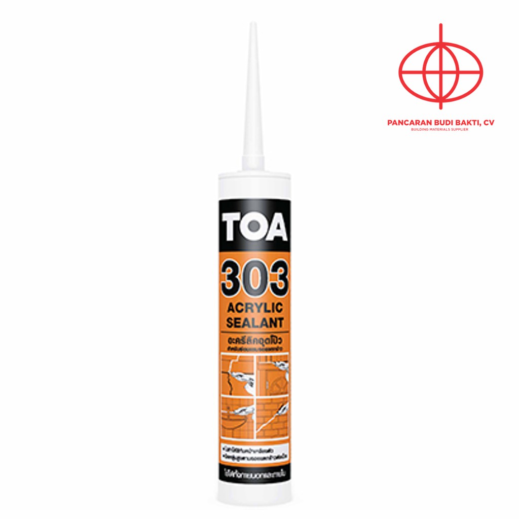Jual Sealant Tembok Akrilik - TOA 303 ACRYLIC SEALANT 280ml | Shopee Indonesia