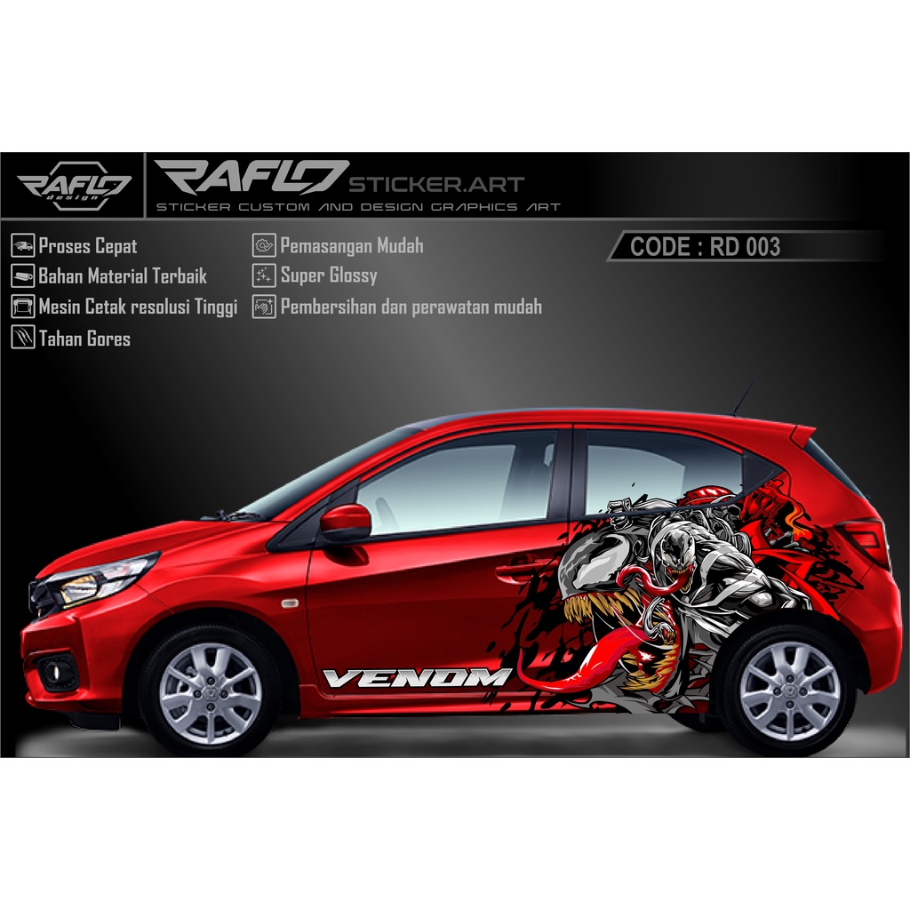 Jual decal mobil / stiker mobil / stiker jazz / stiker agya / stiker ...