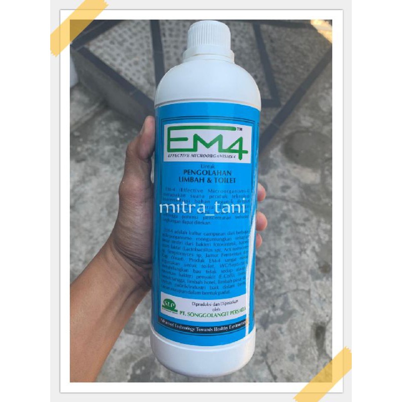 Jual effective microorganism-4 EM4 PENGOLAHAN LIMBAH DAN TOILET 1liter ...