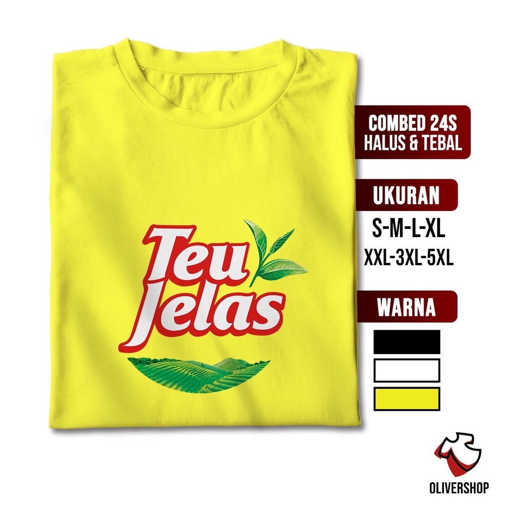 Jual Kaos TEU JELAS - atasan baju kaos plesetan parodi merek kata kata ... Jual Kaos TEU JELAS - atasan baju kaos plesetan parodi merek kata kata ...
