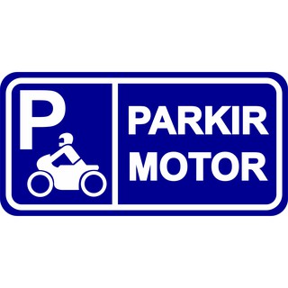 Jual Rambu Parkir Motor - Kotak 25cm x 50cm Plat Alumunium Indonesia ...