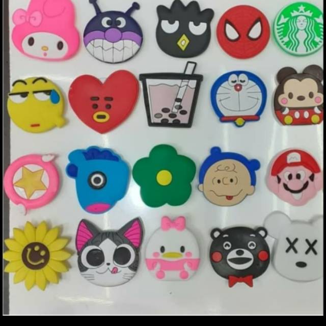 Jual Pop Socket Gambar 3D 4D kartun 3D 4D Cartoon Pop Socket Motif ...