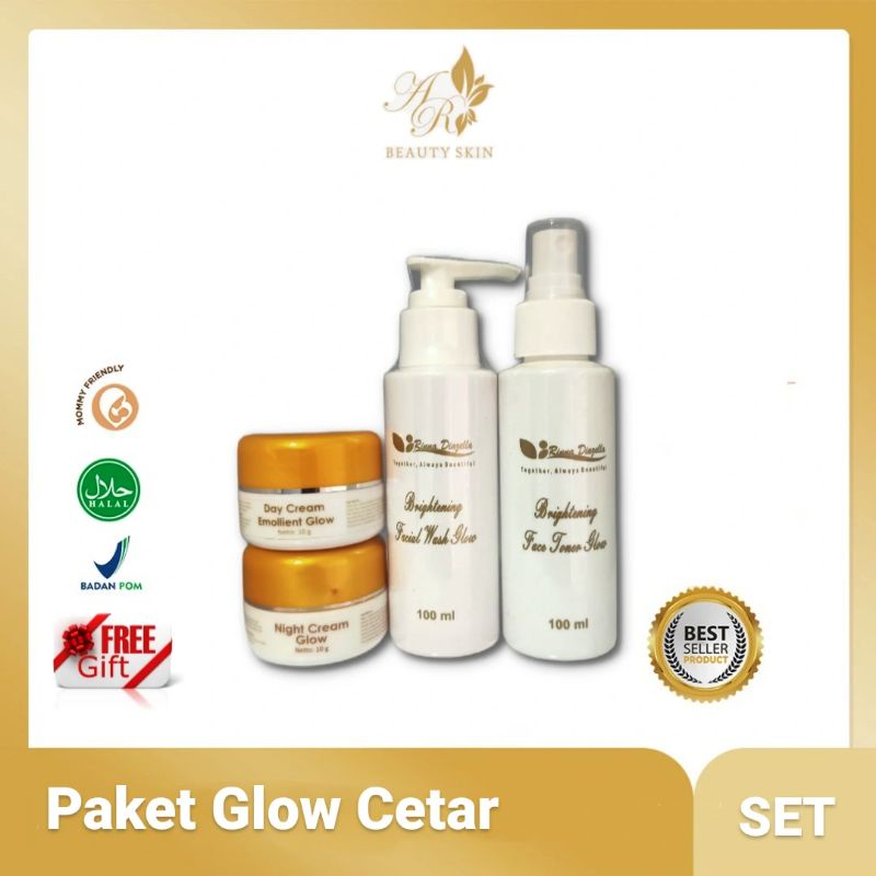 Jual Paket Wajah Rinna Diazella Glow Cetar/Glow Manja BPOM | Shopee ...