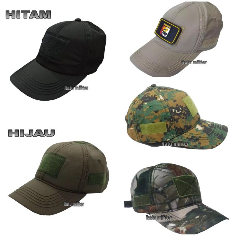 Jual Topi pria TNI model BDU bahan ribstok - Ratu militer Indonesia ...
