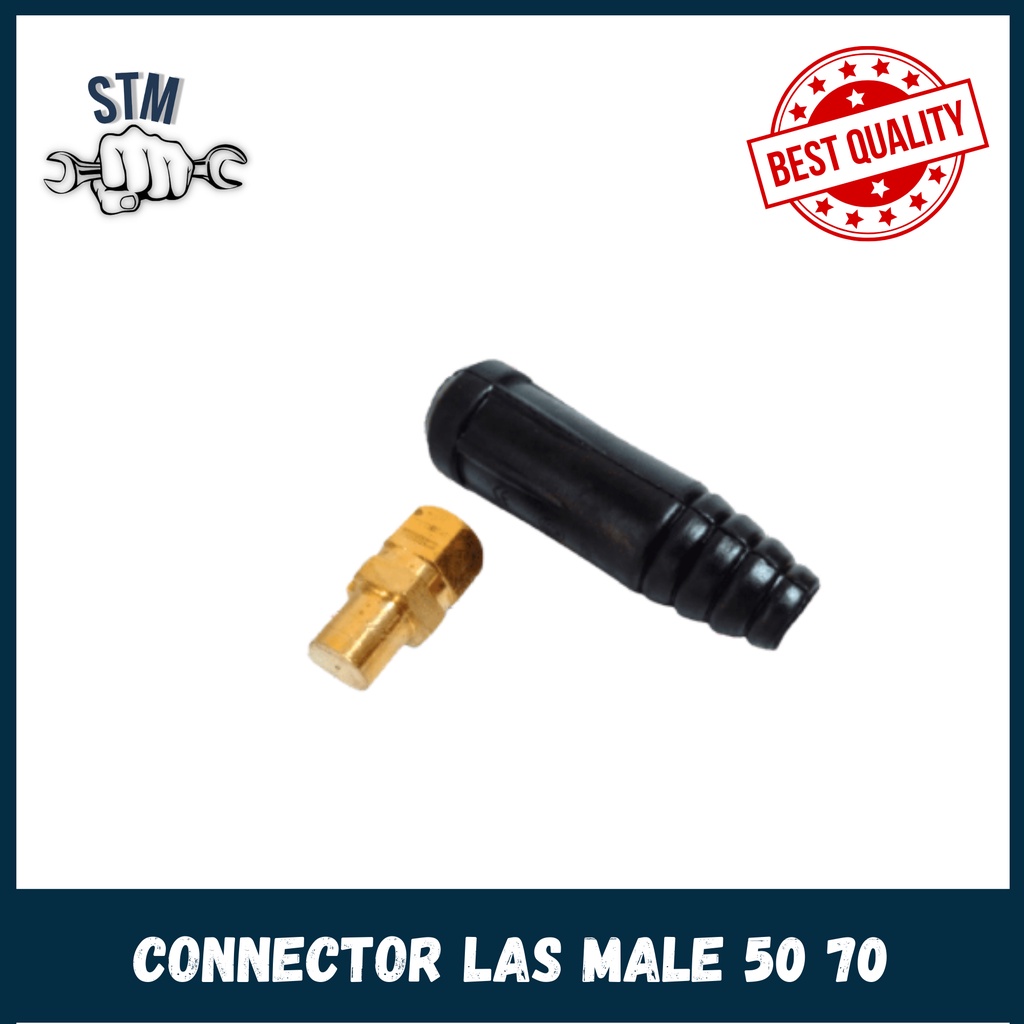 Jual CONNECTOR LAS MALE 50 70 / CONNECTOR LAS FEMALE 50 70 Indonesia ...