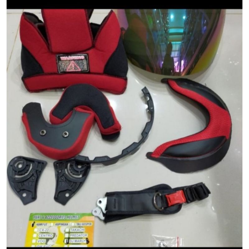 Jual Busa helm kyt dj maru full set busa pipi busa leher busa kepala ... Jual Busa helm kyt dj maru full set busa pipi busa leher busa kepala ...