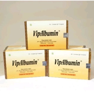 Jual VIPALBUMIN KAPSUL BOX isi 30 kapsul//ORIGINAL//ED 2025 | Shopee ...