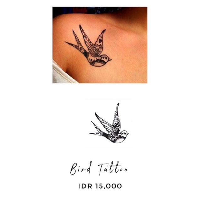 Jual Bird Tattoo Indonesia|Shopee Indonesia