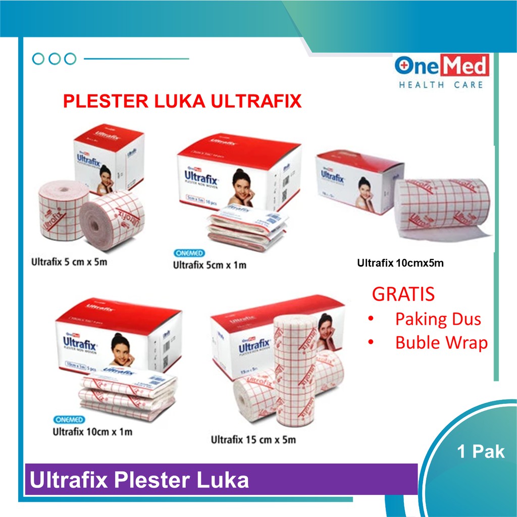 Jual TERMURAH Plester Luka Ultrafix Onemed Plesterin Besar Ultrafik ...