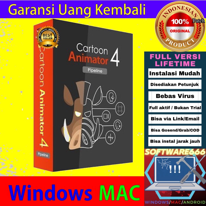 Jual Software Animasi Kartun: Reallusion Cartoon Animator 4 PIPELINE [WIN] | Shopee Indonesia