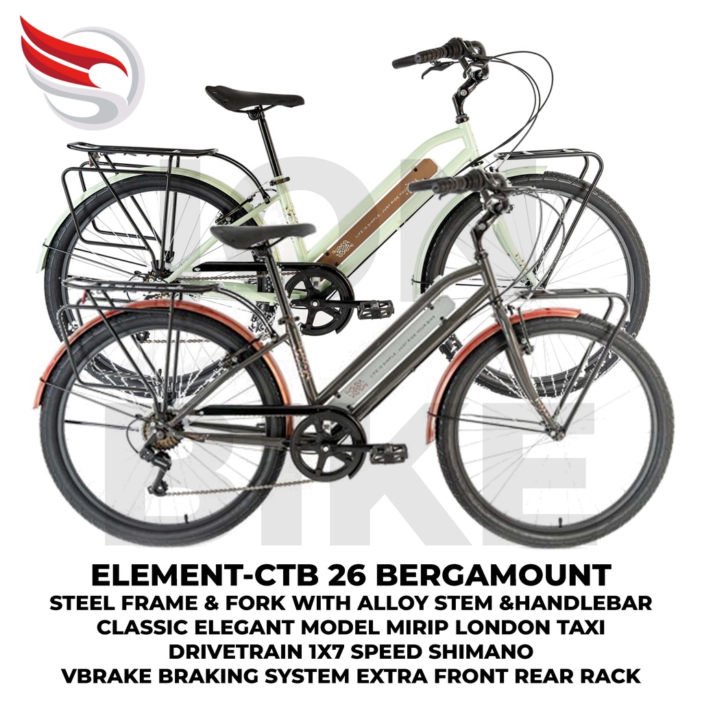 Jual Sepeda City Bike 26 Element Bergamont Terbaru Classic Commuter ...