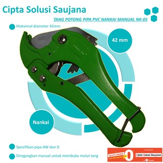 Jual PIPE CUTTER 42MM NK-05 ALAT POTONG PIPA AIR TANG POTONG PIPA GUNTING PEMOTONG PIPA PVC ...